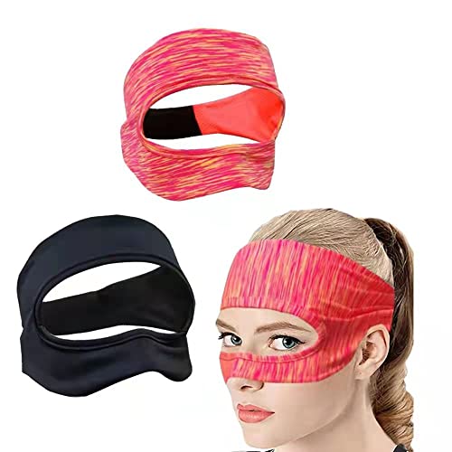 VR Headsets Eye Mask Cover Sweat Band Breathable VR Accessory, Designed Adjustable Sizes for Use VR Work - Sweat-Proof, Non-Slip, Washable(2 Pcs)