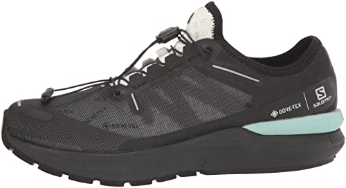 Salomon Unisex Sonic 4 Gore-TEX Running Shoes Road, Black/White/Black, 10 US Men