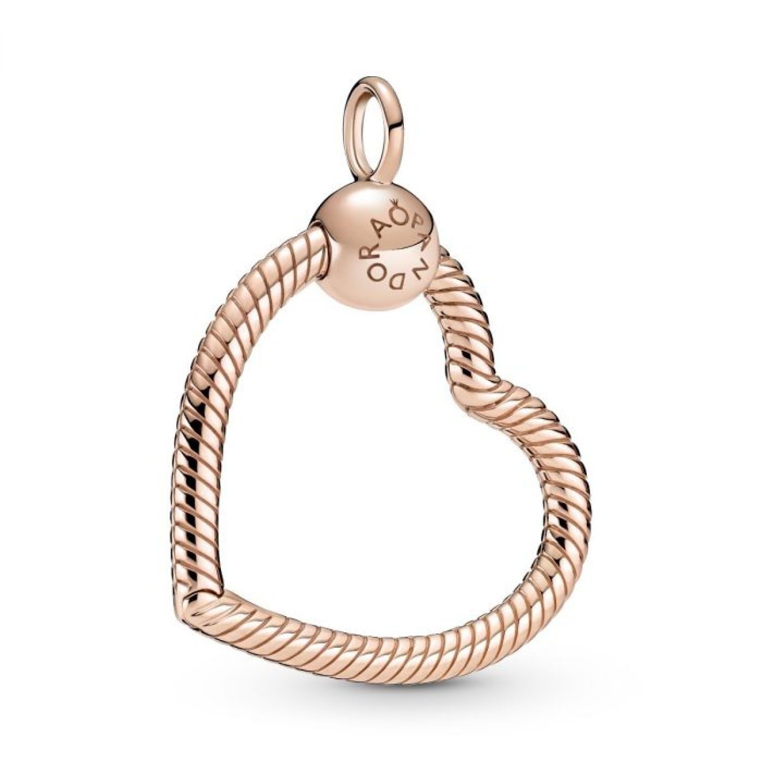 PANDORA Pandora Moments Heart Pendant, Pandora Rose - 389384C00