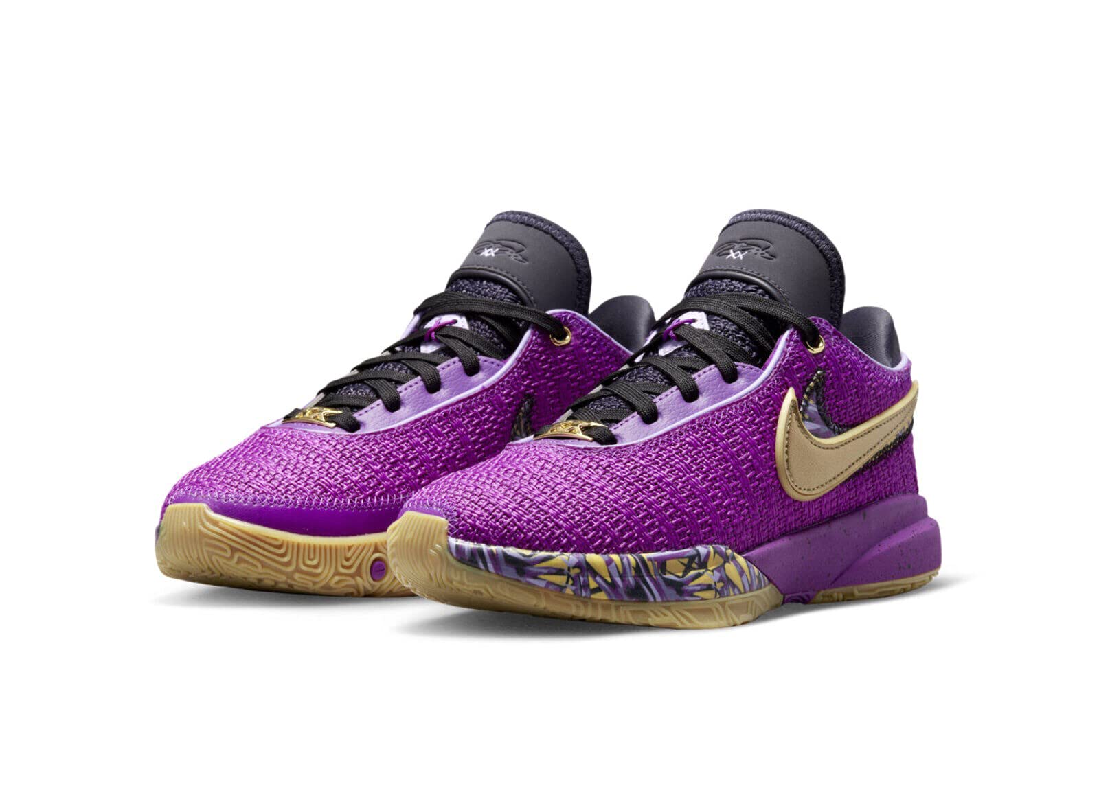 Nike Big Kid's Lebron XX SE Vivid Purple/Metallic Gold (FD0207 500) - 4