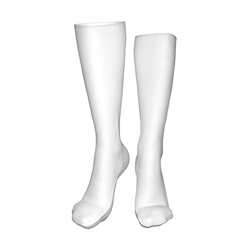 SARNFANS Candy Cane Fashion Compression Socks,Yummy Sweet Lollipop Candy Macaroon Cupcake And Donut Performance Polyester Cushioned Athletic Crew Socks for Running,Athletic,Multicolor- 19.8 inch