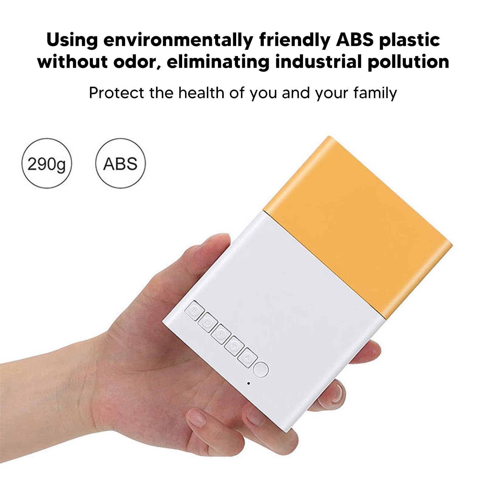Portable HD 1080P Mini Projector for Movies and Gaming, Compact and Lightweight, USB and Connectivity, Ideal for Travel, Camping, and Home Entertainment (US Plug)