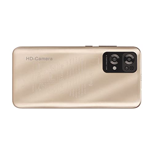 Zerodis Smartphone, Full Screen Phone 512 MB RAM Dual Cards Dual Standby for Calling (Gold)