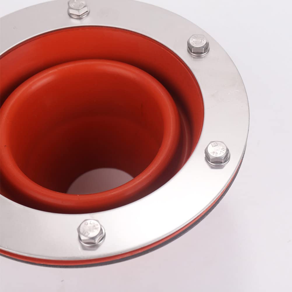 Stove Jack Kit for Tent, High Temp Flexible Pipe Flashing, Tent Flue Flashing Kit for Bell Tent, or Yurt. Flue Flashing Kit for Frontier and Outbacker Stove, Compatible Triple Wall Pipe Sections.