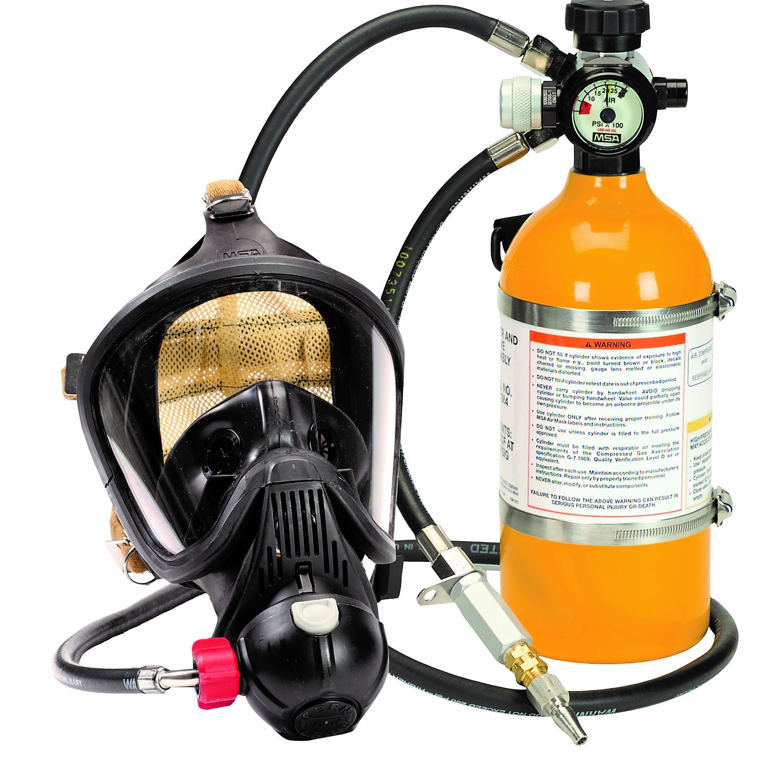 MSA 10087897 Premaire Cadet Escape APPA with 10-minute Aluminum Cylinder, Nylon Strap Carrier