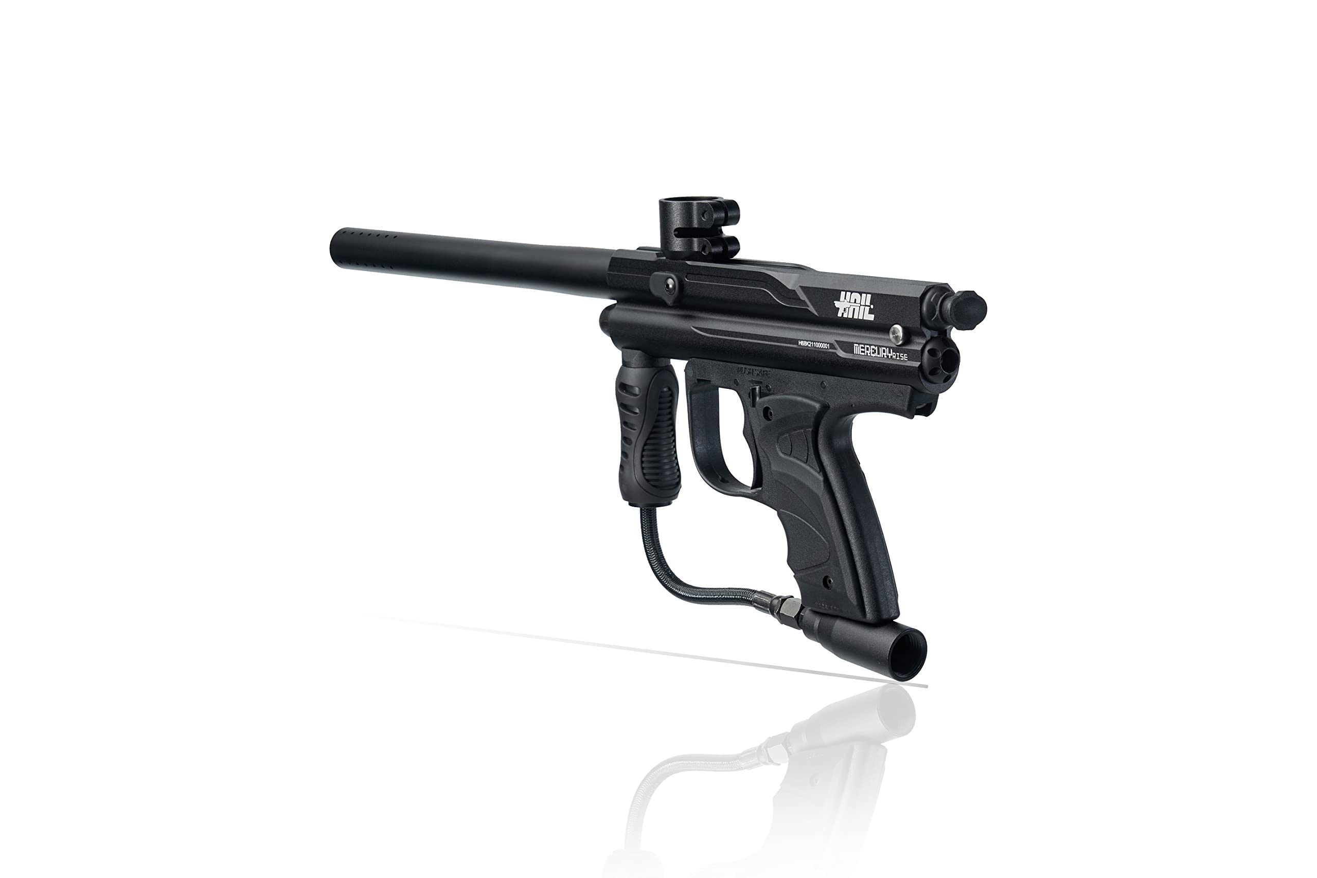 Mercury Rise Hail Semi Auto .68 Caliber Paintball Gun Marker (Hail Black)