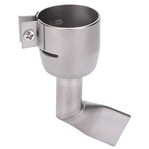 Welding Gun Nozzle, 2Pcs 120 Degree Hot Air Gun Welding Nozzle Stainless Steel Flat Nozzle Weld Torch Accessories for PVC PP