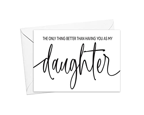 Will You Be My Maid of Honor Proposal Card for Daughter, Greeting Card for Bridesmaid Proposal Box, Best Friend Bridal Party from Bride and Mom (Daughter/Maid of Honor)