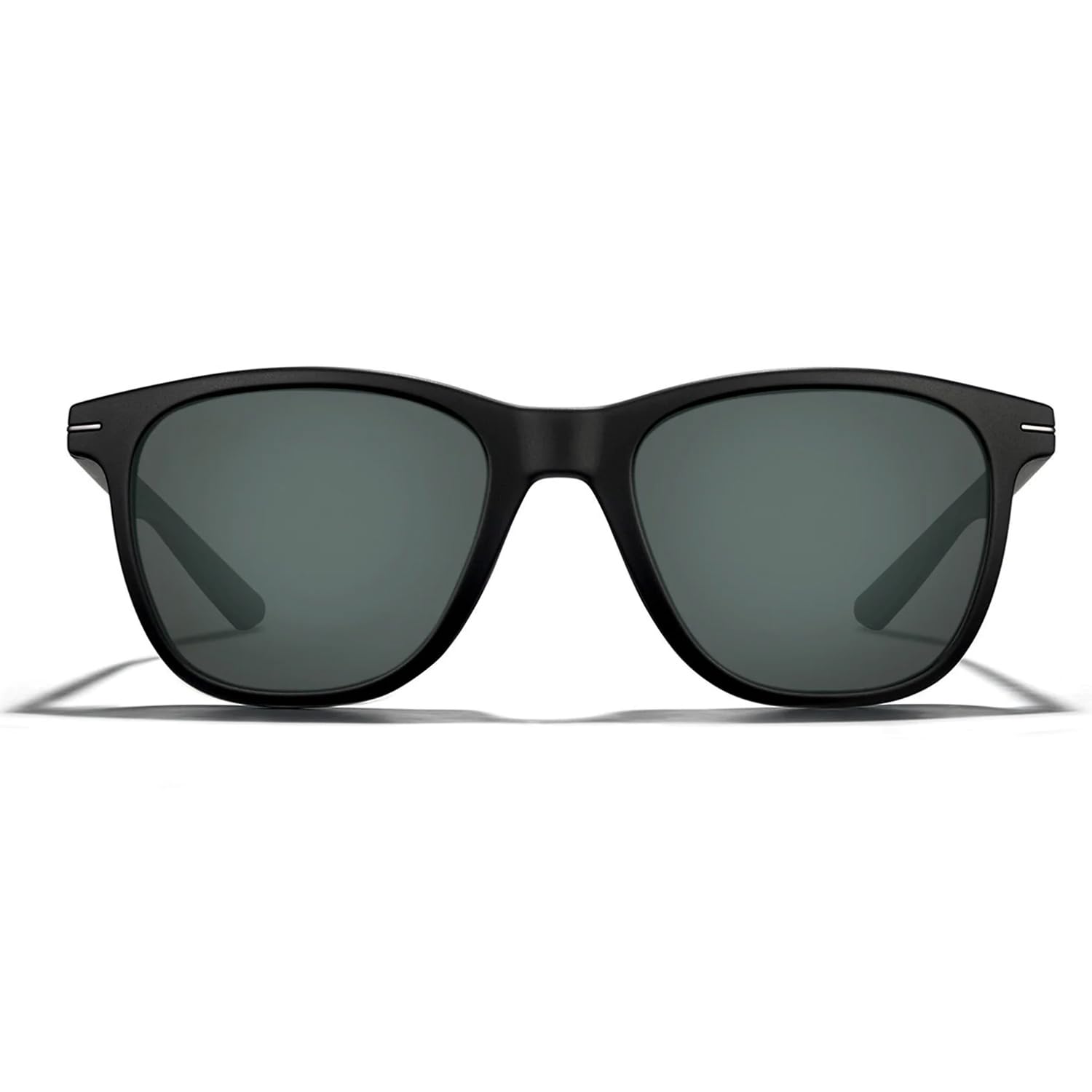ROKA HALSEY Performance Polarized Sunglasses Designed for Sport for Men and Women - Matte Black Frame - Dark Carbon (Polarized) Lens