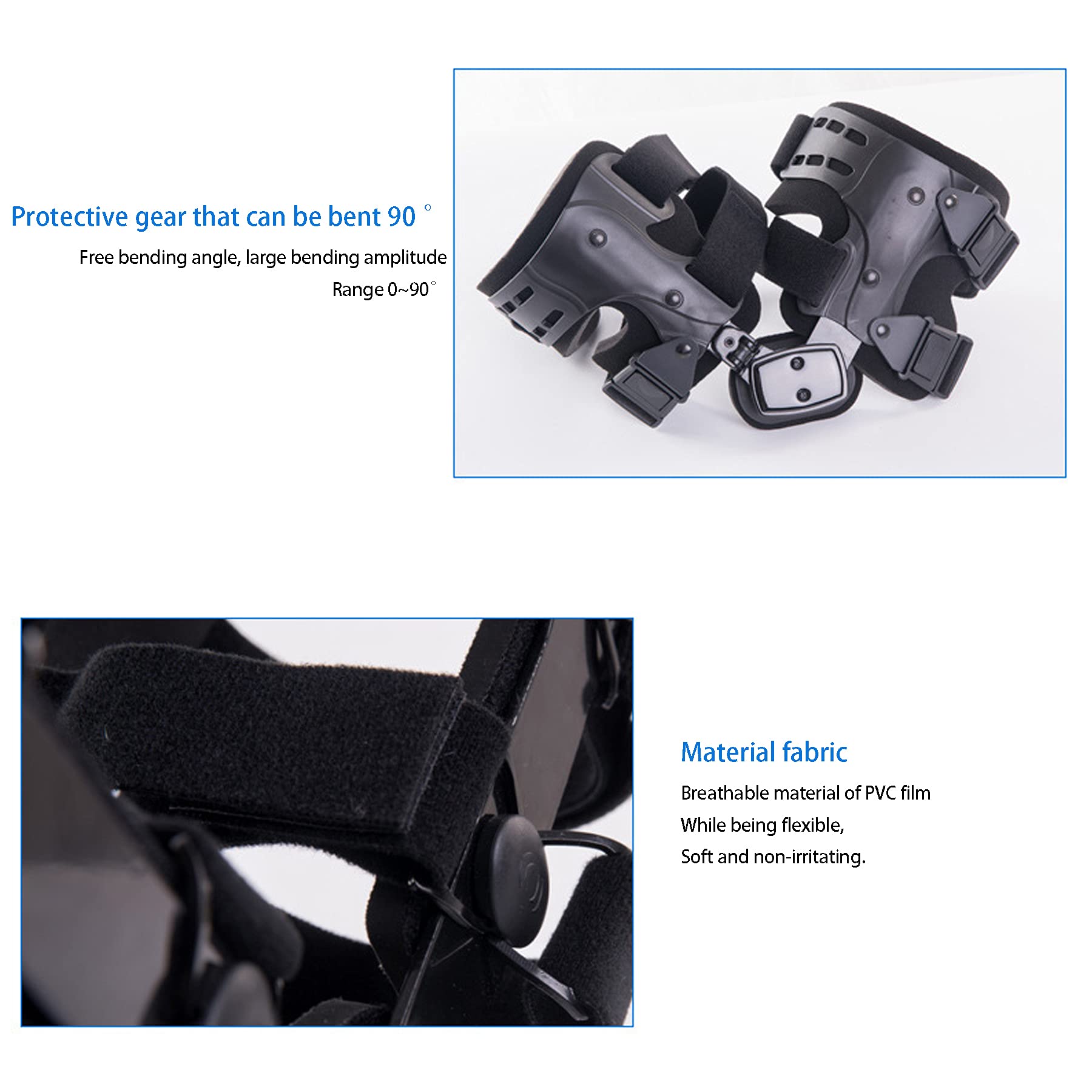 ROM Knee Brace for Torn ACL Meniscus Tear PCL Surgery Recovery Adjustable Post Op Knee Immobilizer Leg Stabilizer Stabilizer After Surgery Joint Injuries for Women and Men,Left