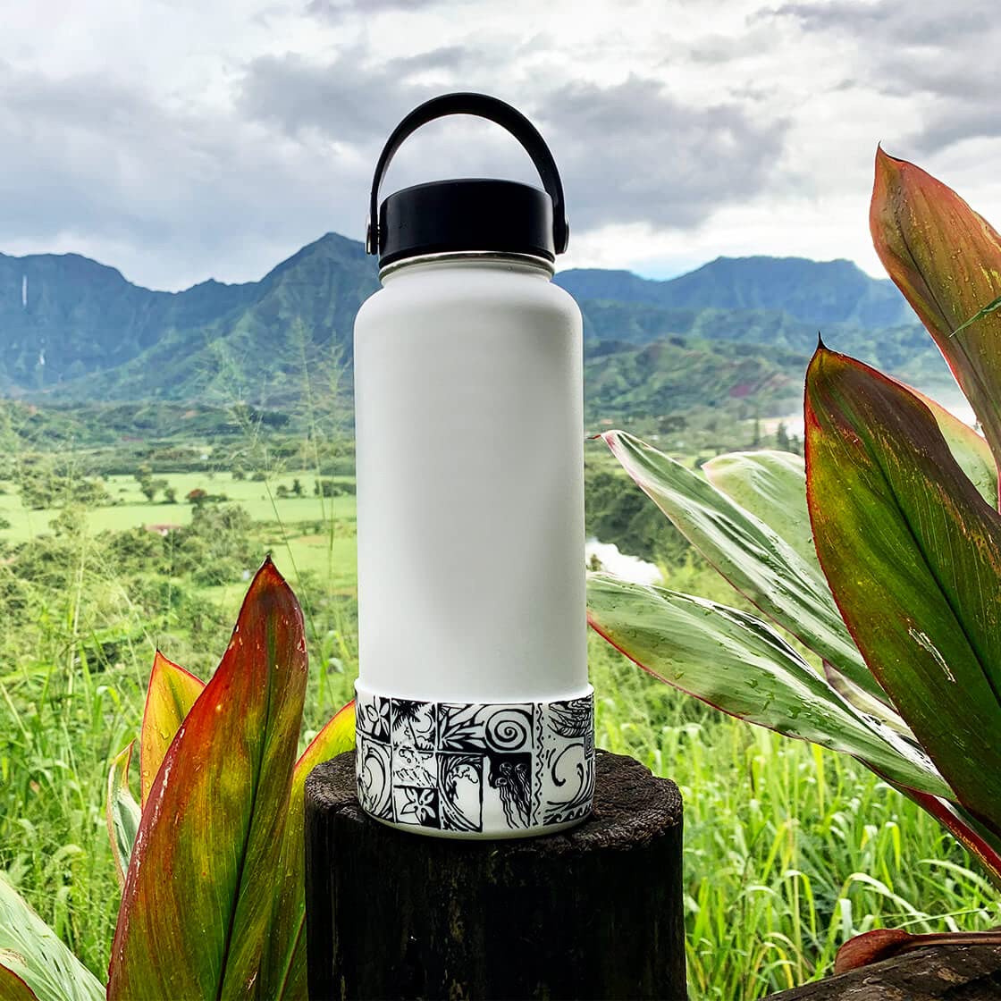 REUZBL Protective Silicone Bottle Boot for Owala FreeSip 40 oz, Hydro Flask 32-40 oz, Iron Flask, Takeya, Thermoflask, and Similar Wide Mouth Water Bottles, Protective Bottle Accessory