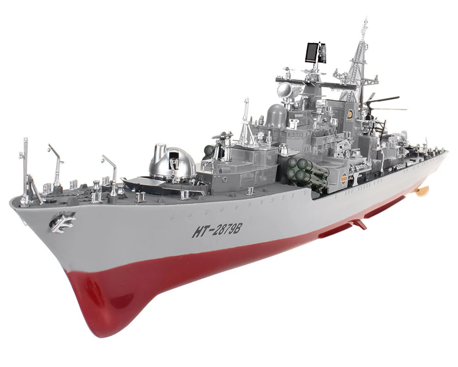 POCO DIVO Smasher Destroyer Navy Battleship RC Warship Missile Battle Cruiser 1/275 Military Model 31" Frigate Marine Boat