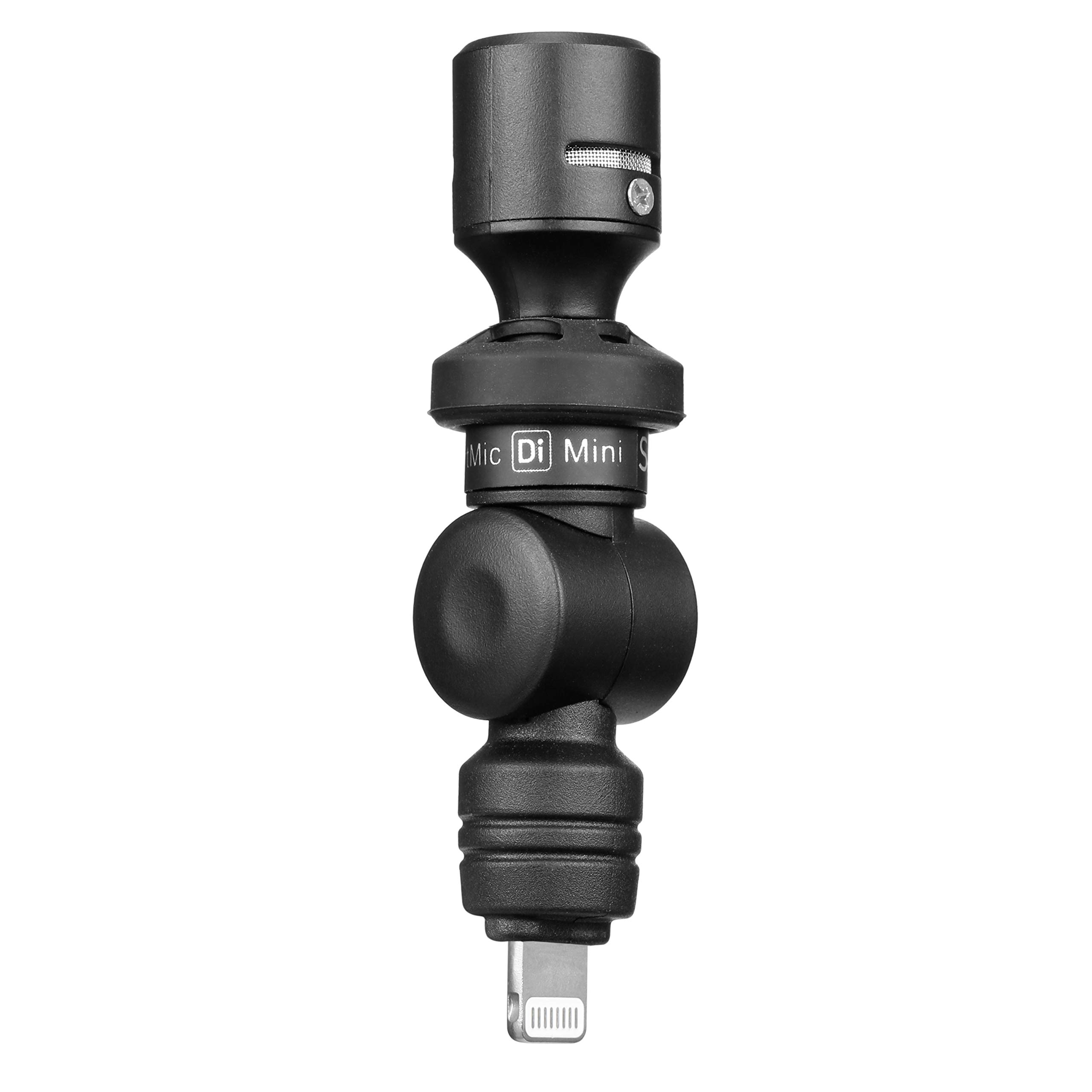 Saramonic Ultra-Compact Omnidirectional Condenser Microphone with Lightning for iPhones & iPads (SmartMic Di Mini), SMARTMICDIMINI, Black