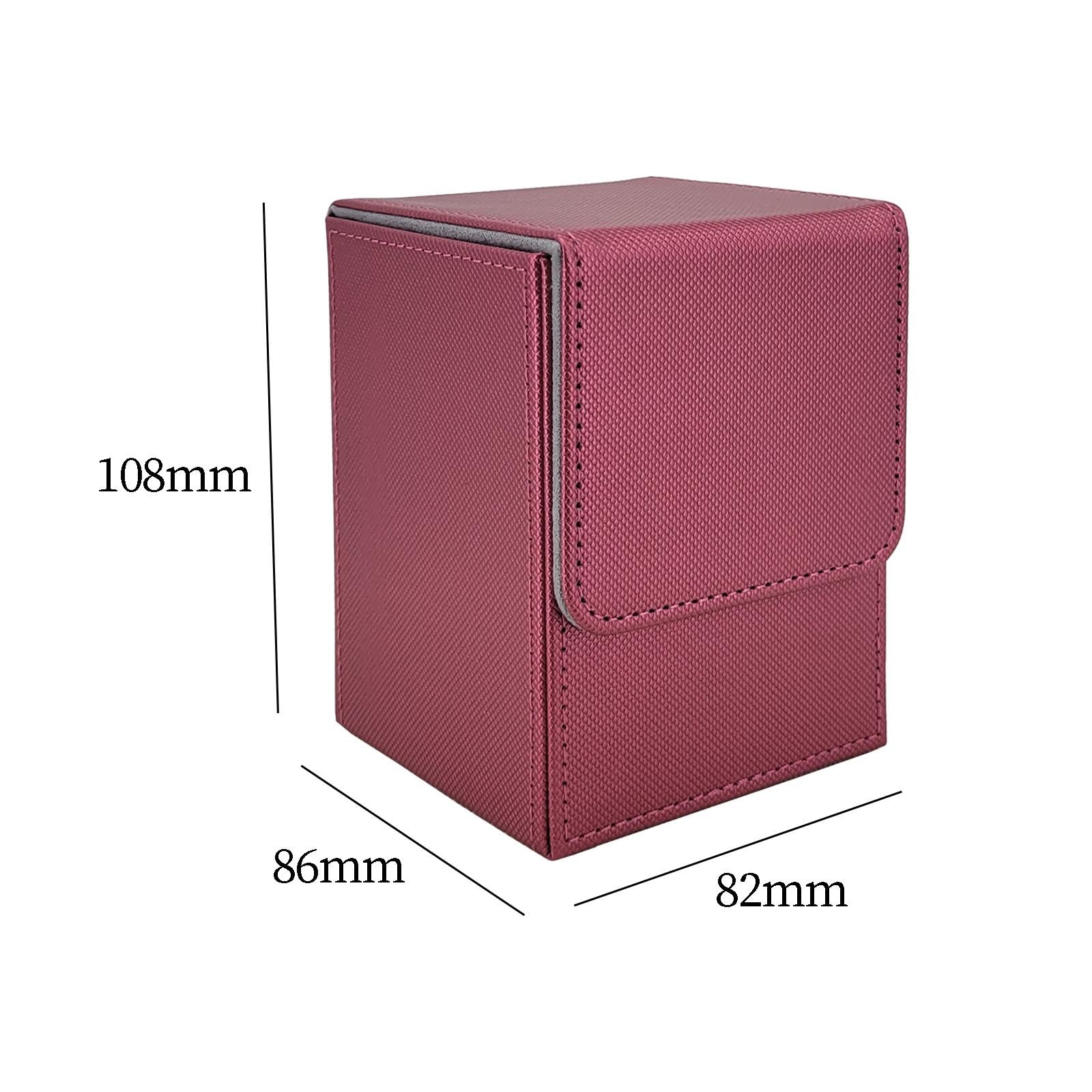 MERIGLARE Card Deck Box Deck Case, Game Card Protectors, Collectible Cards Container, Gaming Card Holder, Sleeved Card Storage Box