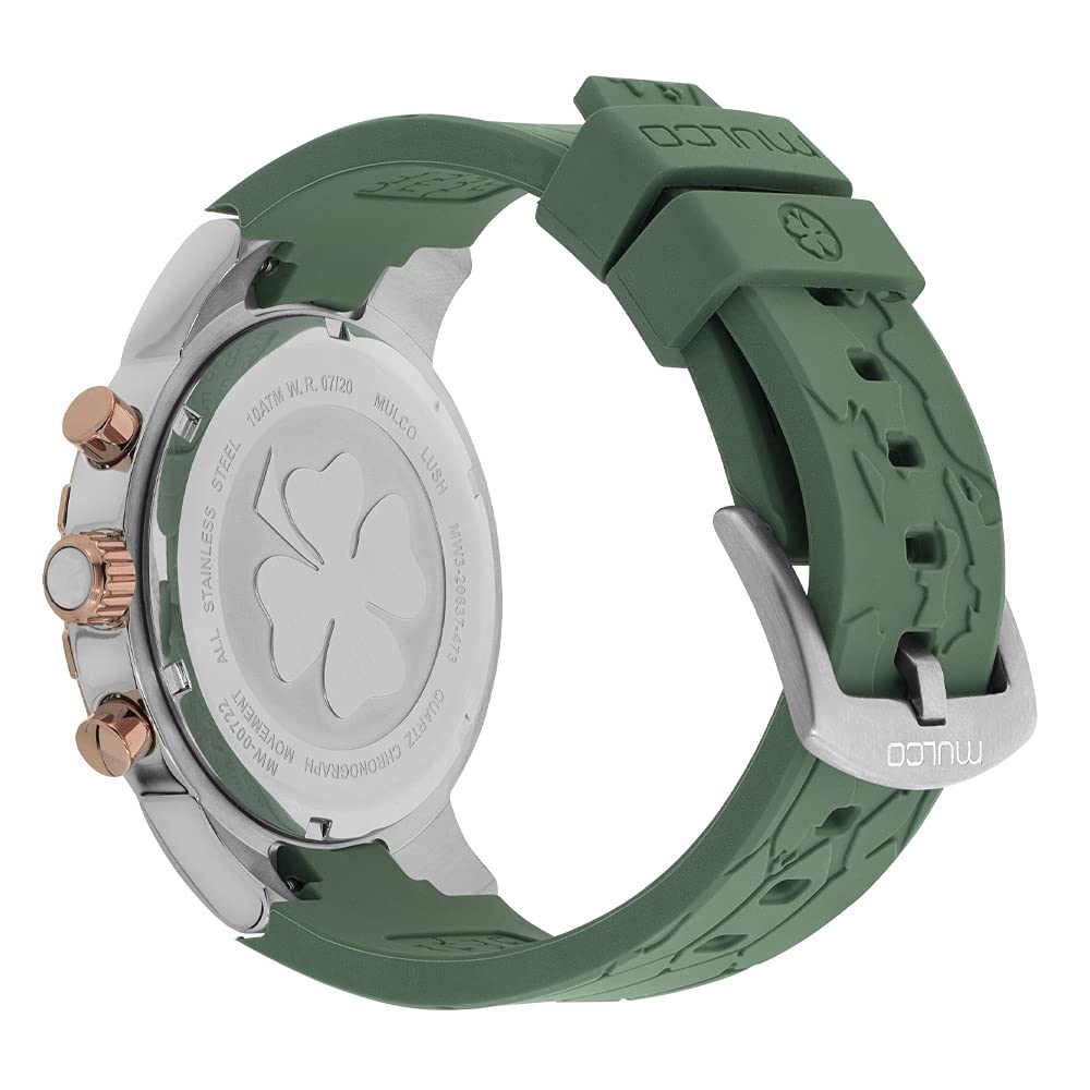 MULCO Lush Rio Watches for Women Quartz Analog Movement Tortoise Embossed - Texture Color Accent - Mineral Anti Scratching Coating and Water Resistant