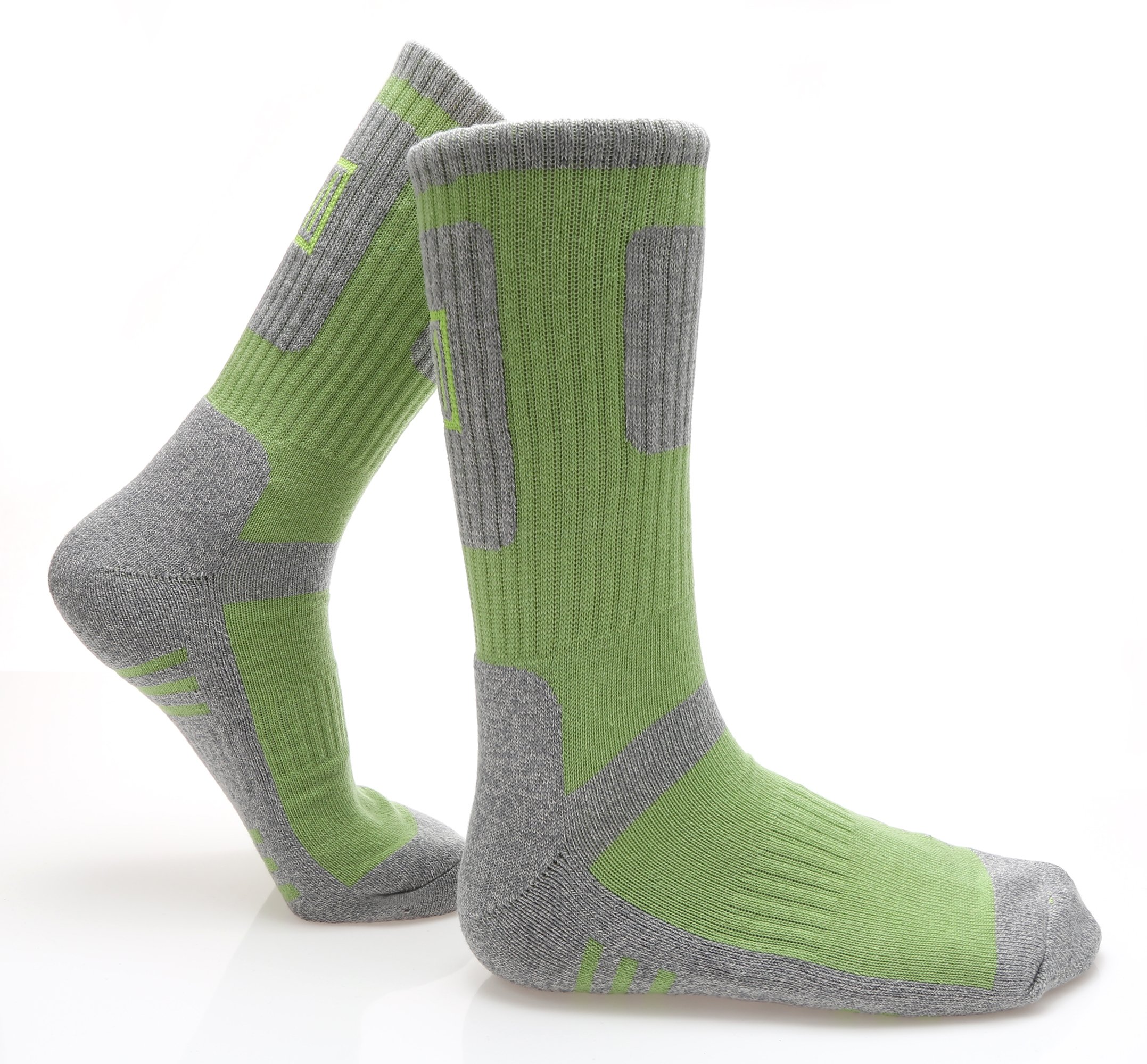 MIRMARU Women's 5 Pairs Multi Performance Outdoor Sports Hiking Trekking Crew Socks (M213FM)