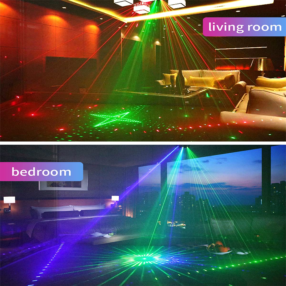 Party Lights YLS DMX512 Control Voice Control RGB 15 Eyes For Home Decor Club Bar Live Performance DJ Lights