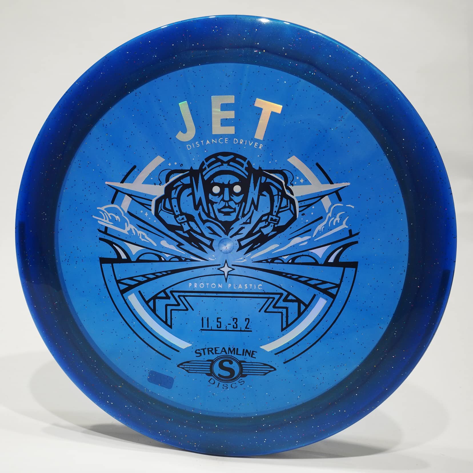 Streamline Jet (Proton) Distance Driver Golf Disc, Pick Color/Weight [Stamp & Exact Color May Vary] Blue 175-176 Grams