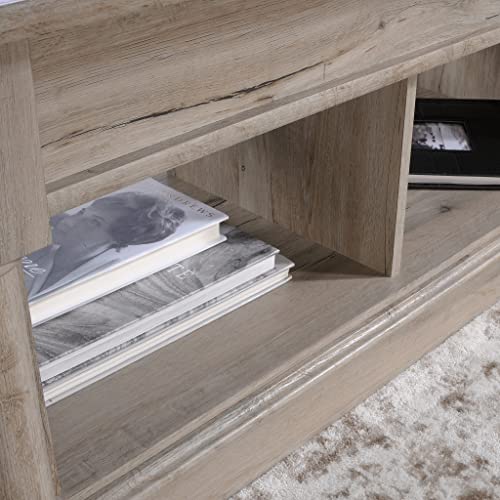 Sauder Palladia Lift-top Coffee Table, L: 43.15" x W: 21.65" x H: 19.61", Split Oak Finish