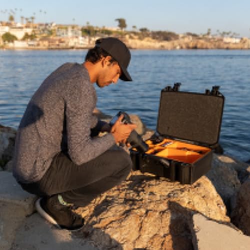 Pelican Vault - V300 Multi-Purpose Hard Case with Padded Dividers for Camera, Drone, Equipment, Electronics, and Gear (Black)
