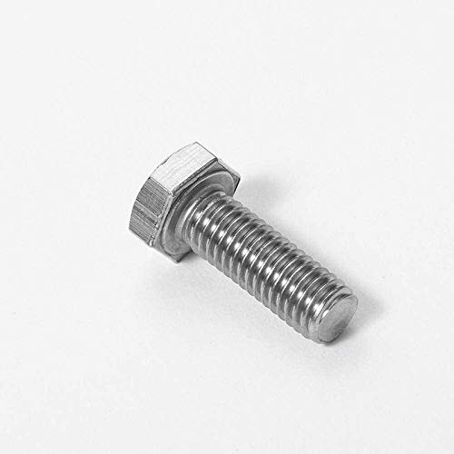 YIWANGO 4mm Outer Hexagon Bolt 304 Stainless Steel Hexagonal Screw DIN933 Bolt Fastening Parts (Size : M4*10 [10 Tablets])