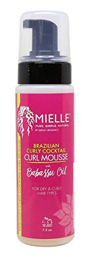Mielle Organics Brazilian Curly Cocktail Curl Mousse With Babassu Oil 7.5Oz (Pack of 3)