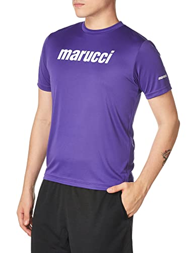 Marucci Youth Dugout Tee, Purple, Large