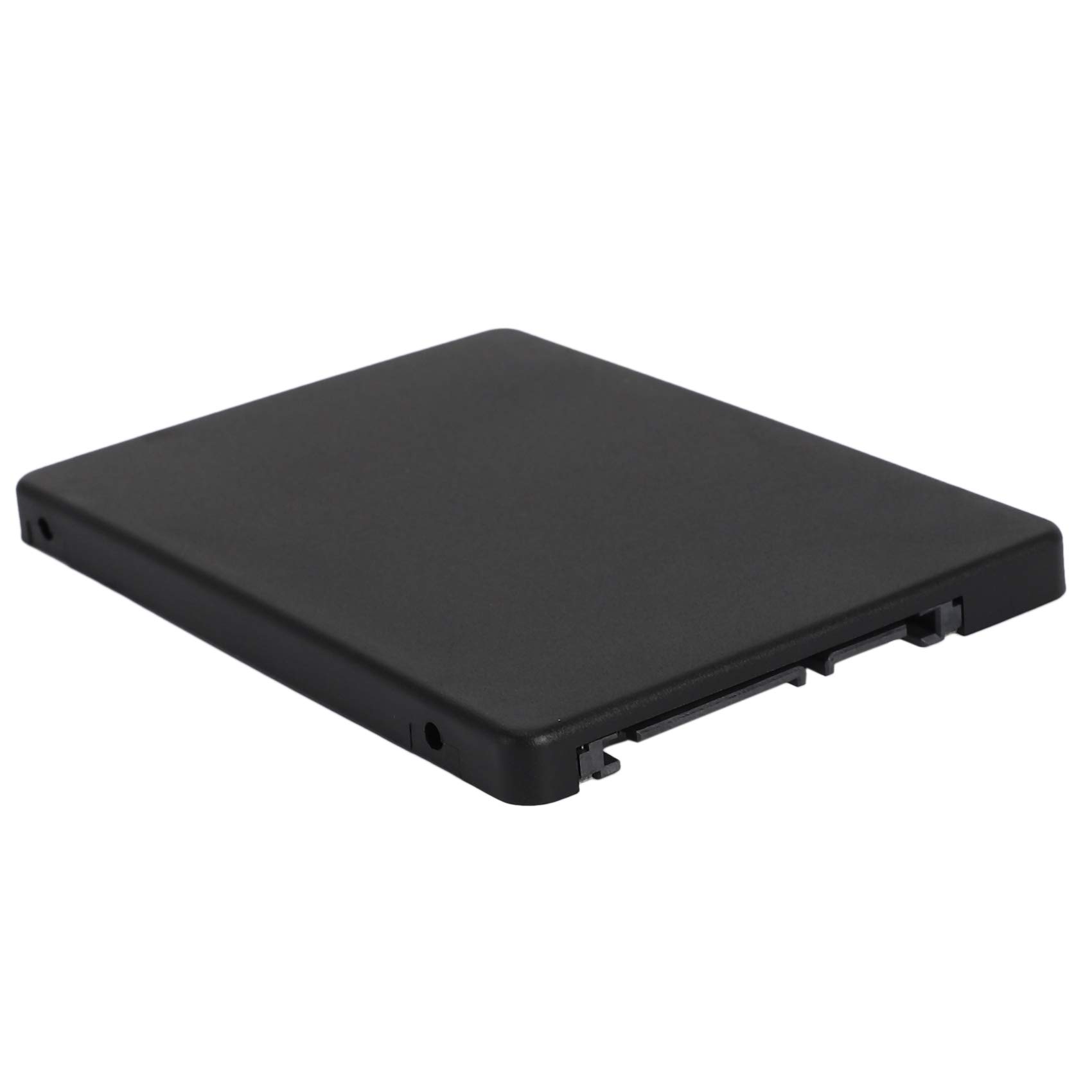 ZHONGHE Mini Pcie mSATA SSD to 2.5 inch SATA3 Adapter Card with Case 7 mm Thickness Black