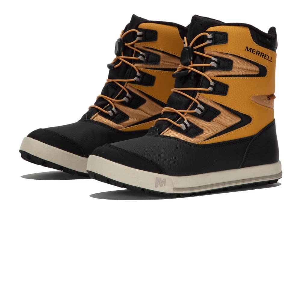 Merrell Boy's Snow Bank 3.0 Waterproof Boot, Wheat, 2 Big Kid