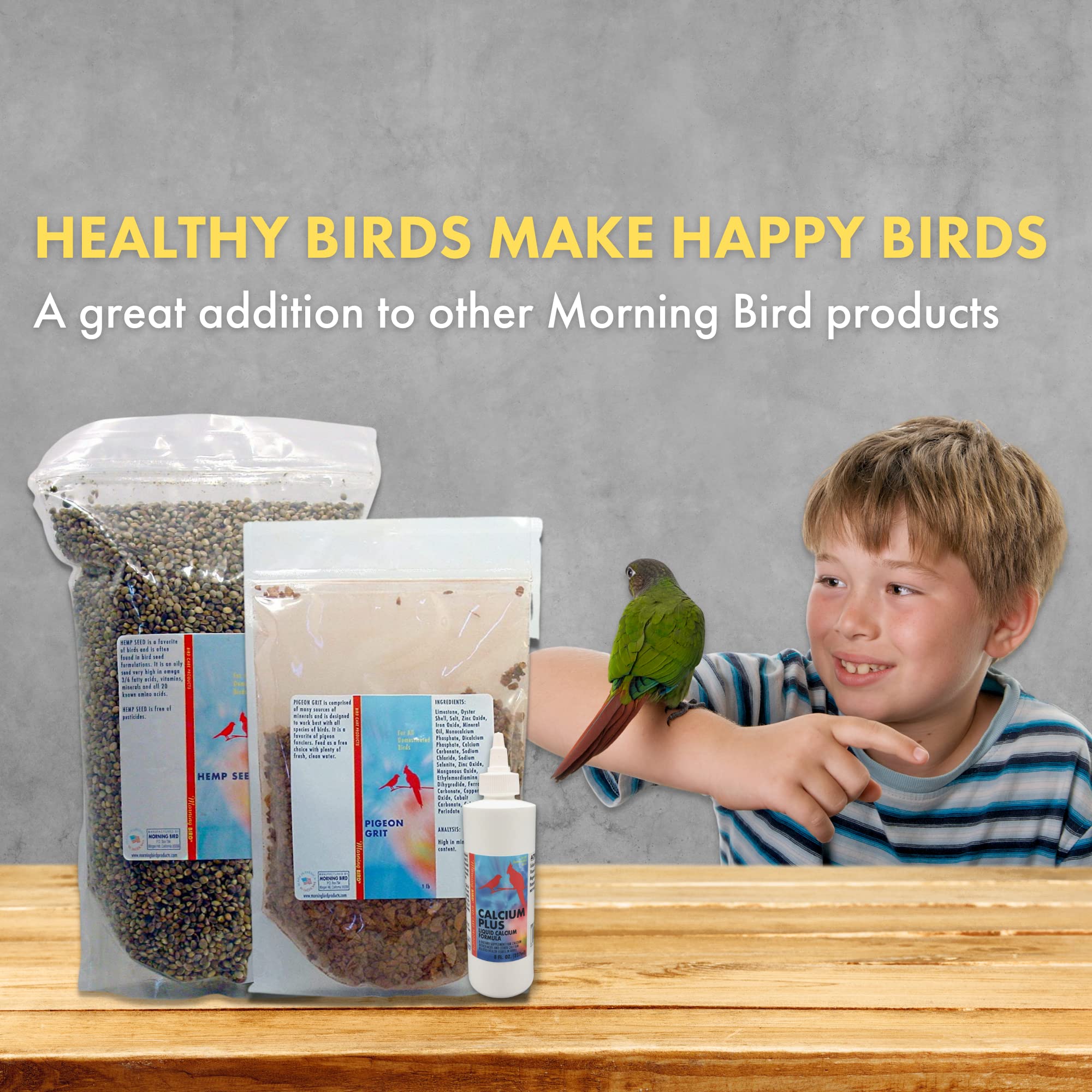 Morning Bird Pigeon Grit, Healthy Bird Seed with High Mineral Content