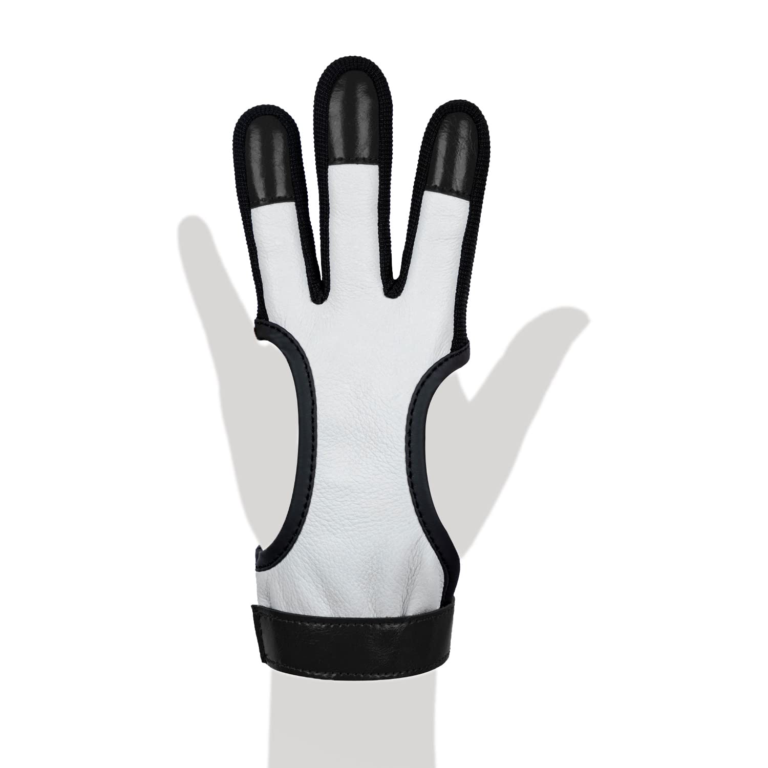 VISEMAN Archery Gloves Genuine Leather Fingers Glove, Archery Protective Gear Accessories, Finger Tabs, Compound Recurve Bow & Arrow Protector, Outdoor Archery Gloves Shooting Hunting Targeting