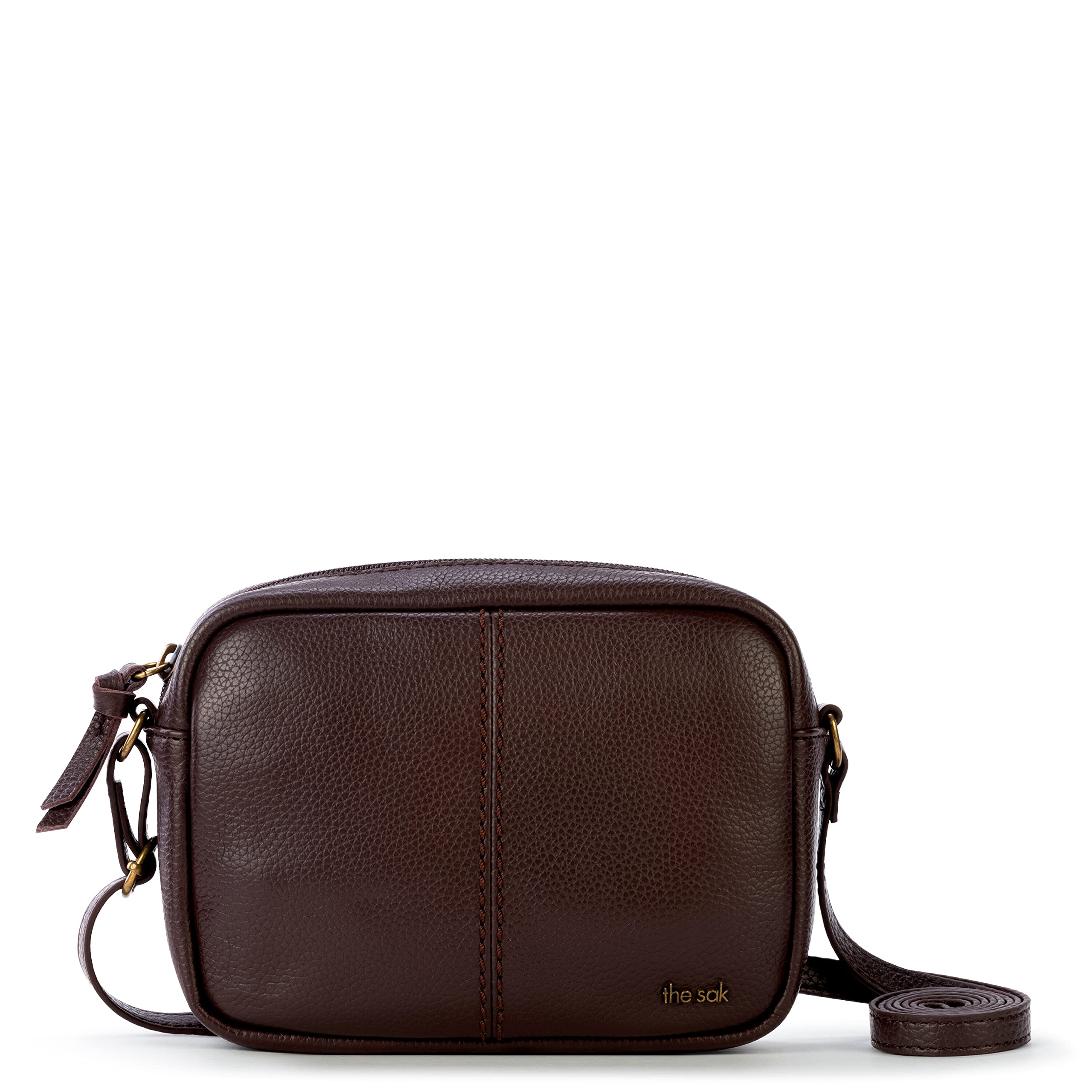 The Sak Womens De Young Leather Camera Bag, Mahogany, One Size US