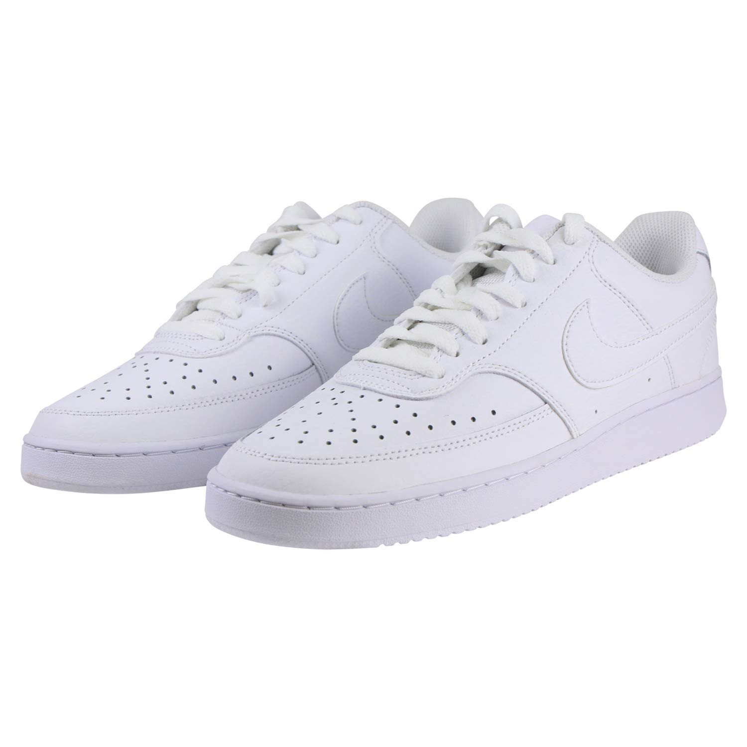 Nike Men's Court Vision Low Sneaker, White/Whiteblack, 9.5 Regular US
