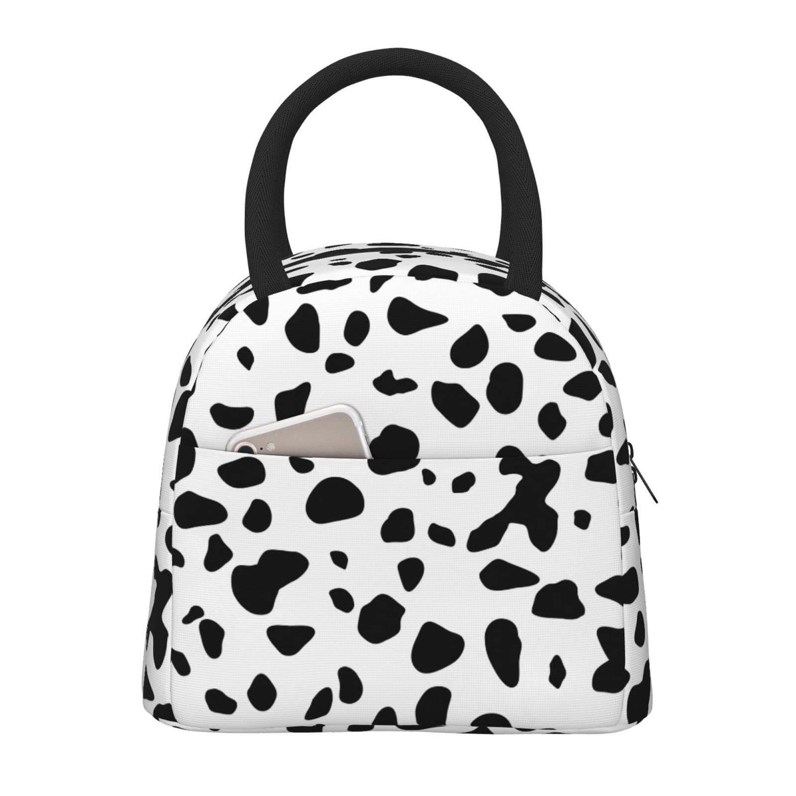Mokigol Insulated Reusable Lunch Bag for Women/Men,Adult Thermal Tote Lunch Box, Animal Print Portable Leakproof Cooler Bags for Work/School/Picnic/Travel/Beach