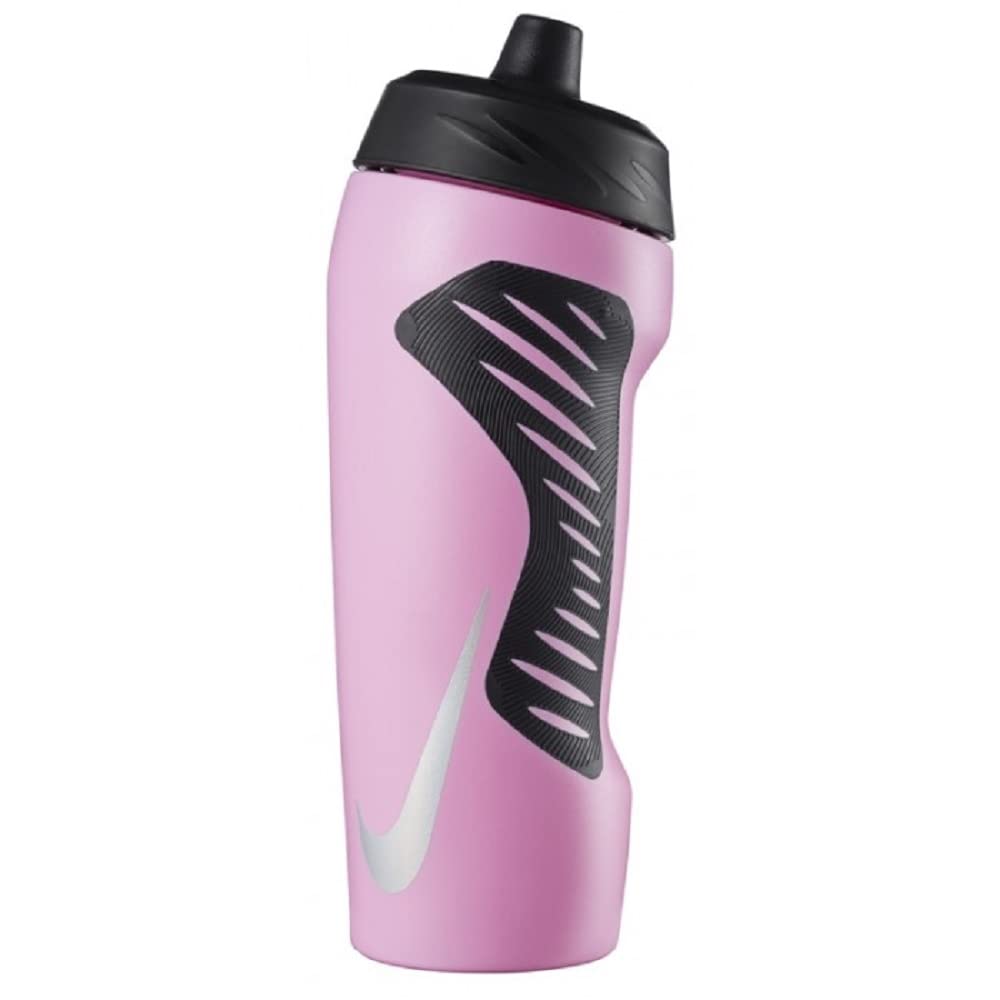 NIKE WATER BOTTLE HYPERFUEL SQUEEZE 18oz-BLUE FURY, Plastic