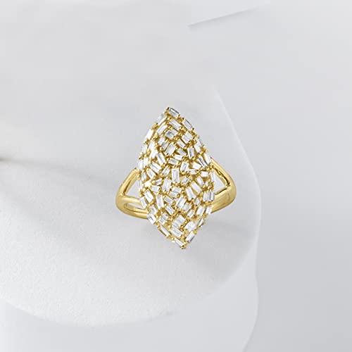 Ross-Simons 0.65 ct. t.w. Diamond Marquise-Shaped Ring in 14kt Yellow Gold. Size 7