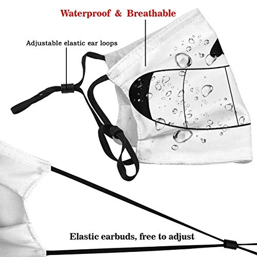 Sans Undertale Pixel Smile Breathable Cover Mask with Activated Carbon Filters Balaclava Protection
