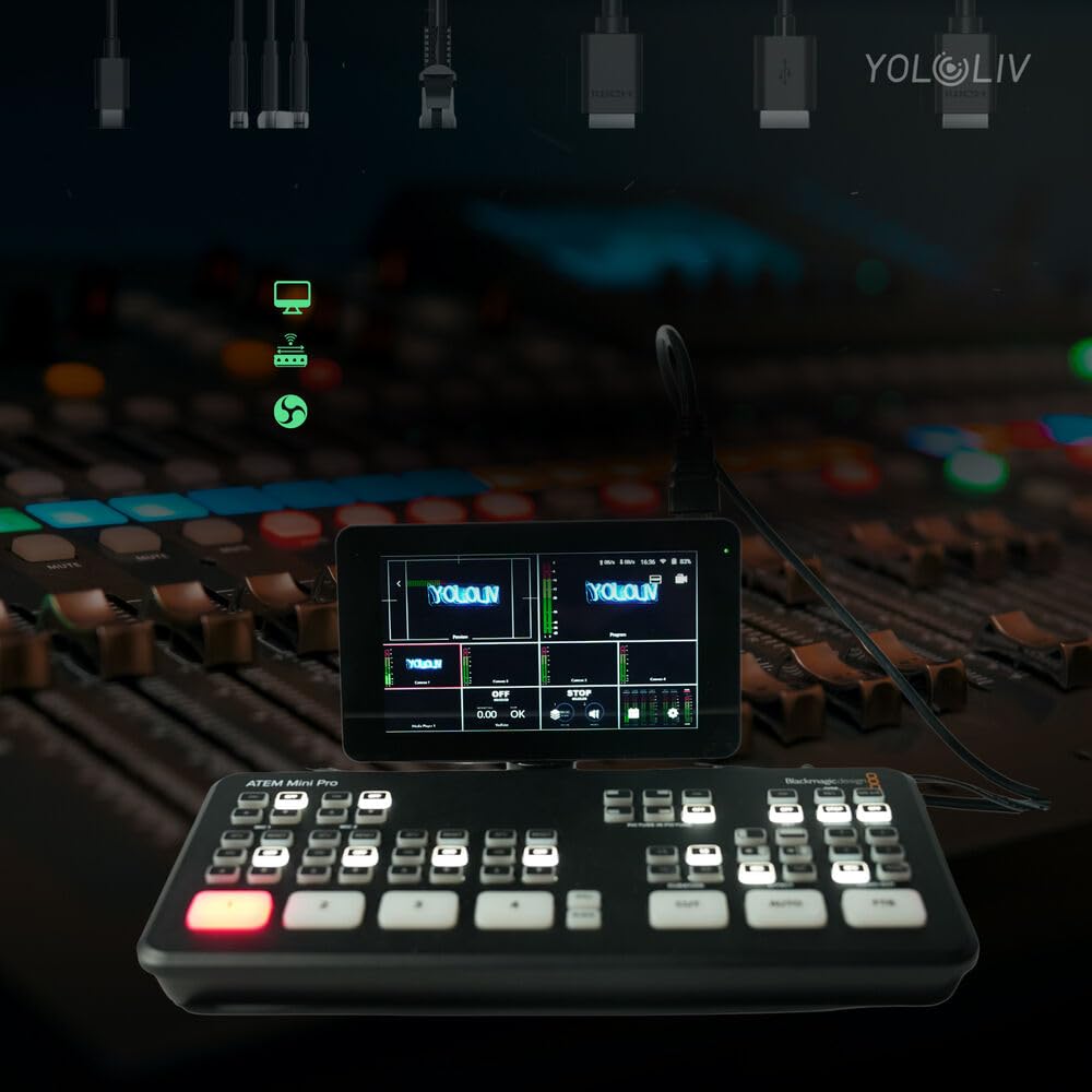 YoloLiv YoloBox Mini Ultra-Portable All-in-One Smart Live Streaming Encoder & Monitor
