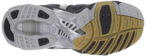Mizuno Women's Wave Lightning RX-W, Black/Silver, 7 M US