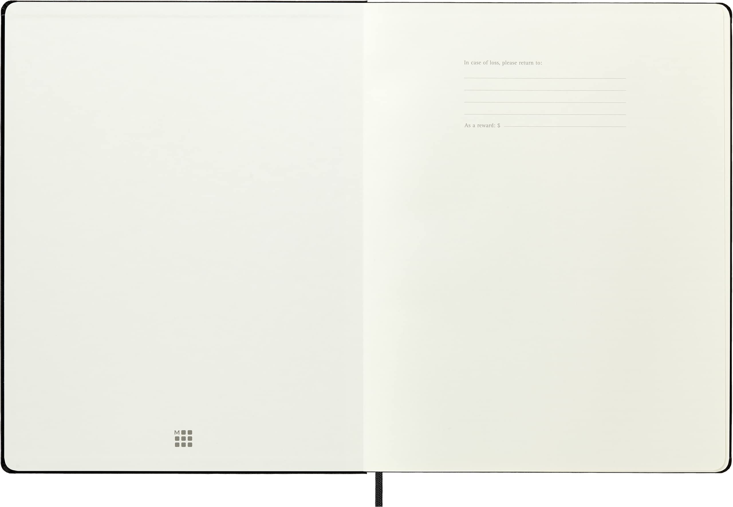 Moleskine Notebook, XXL, Dotted, Black Hard Cover (8.5 x 11)