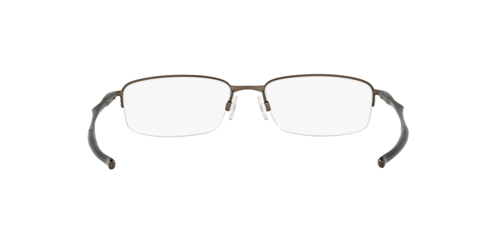 Oakley Men's Ox3102 Clubface Rectangular Prescription Eyeglass Frames, Pewter/Demo Lens, 52 mm