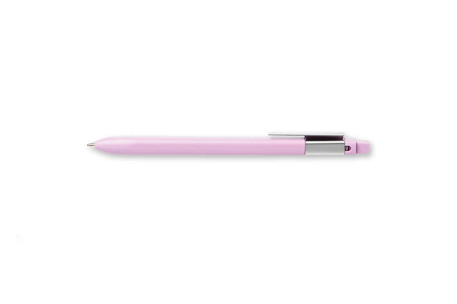 Moleskine Classic Click Ball Pen, Mauve Purple, Large Point (1.0 MM) Black Ink