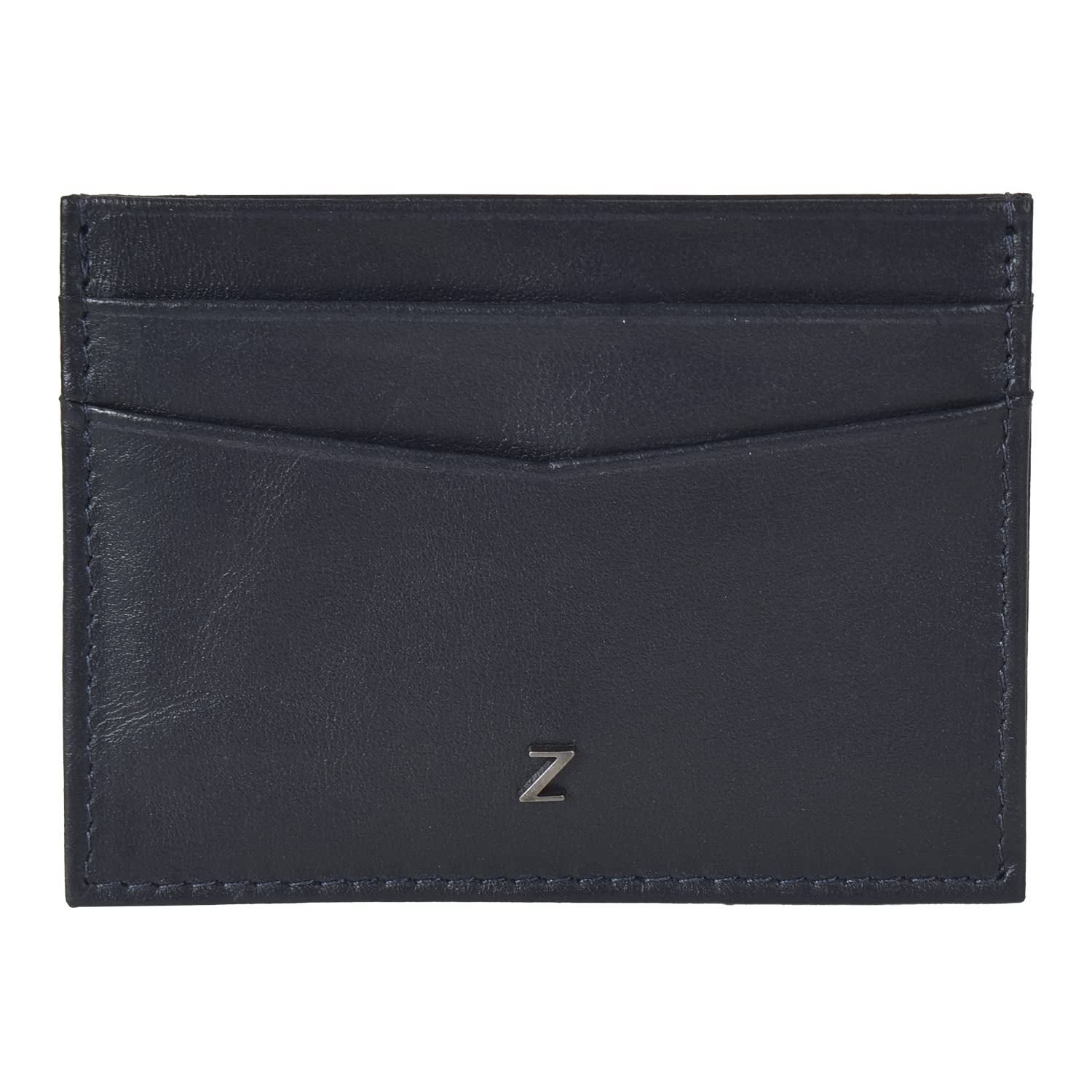 Zinda Genuine Leathers Card Holder Slim Wallet RFID Protection Unisex (Nero)