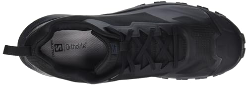 Salomon Sense Ride 4 Trail Running Shoes for Men, Black/Quiet Shade/Ebony, 12