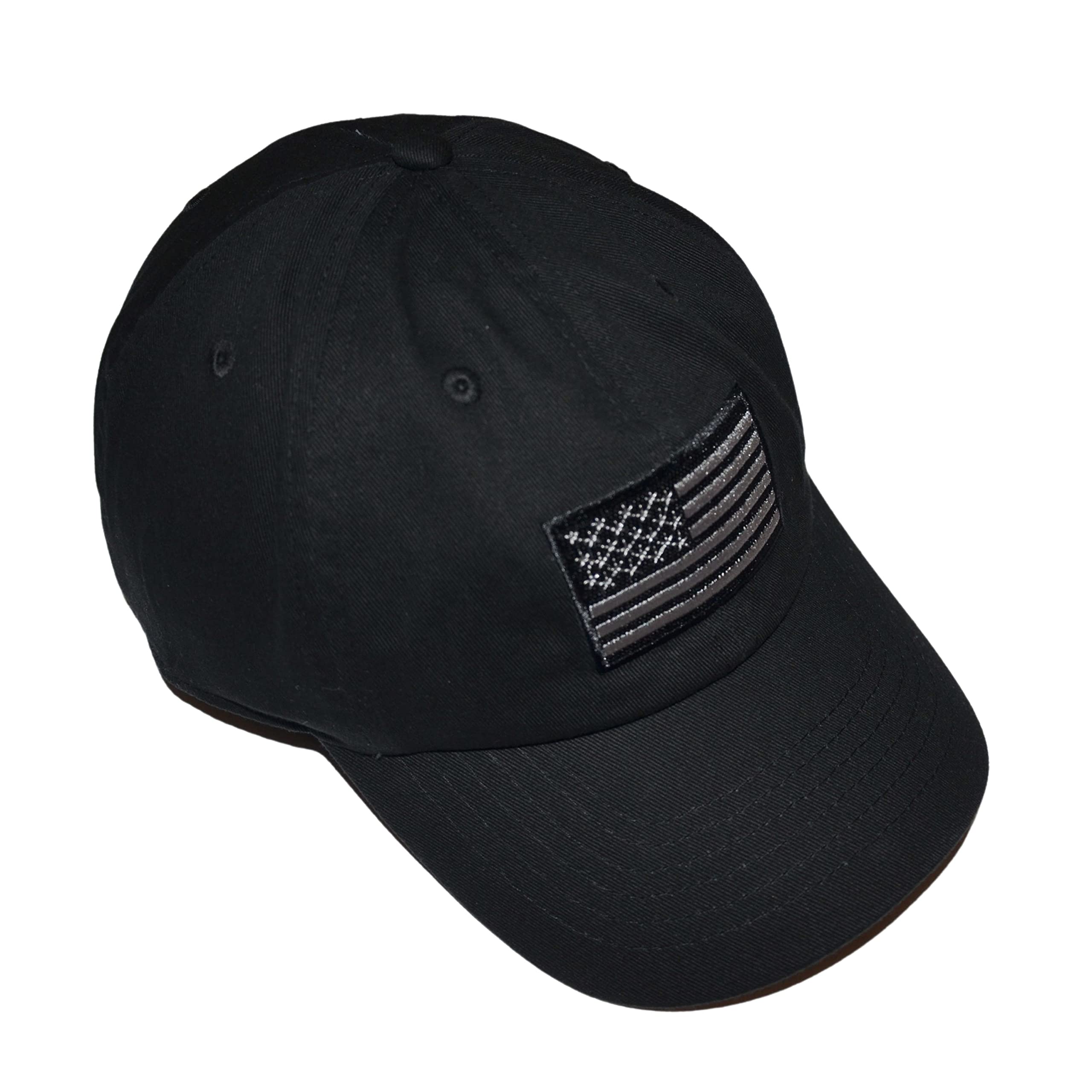 Newhattan American Flag Hat Camo Patriotic Hats USA Military Baseball Cap Unisex (B/W Camo)
