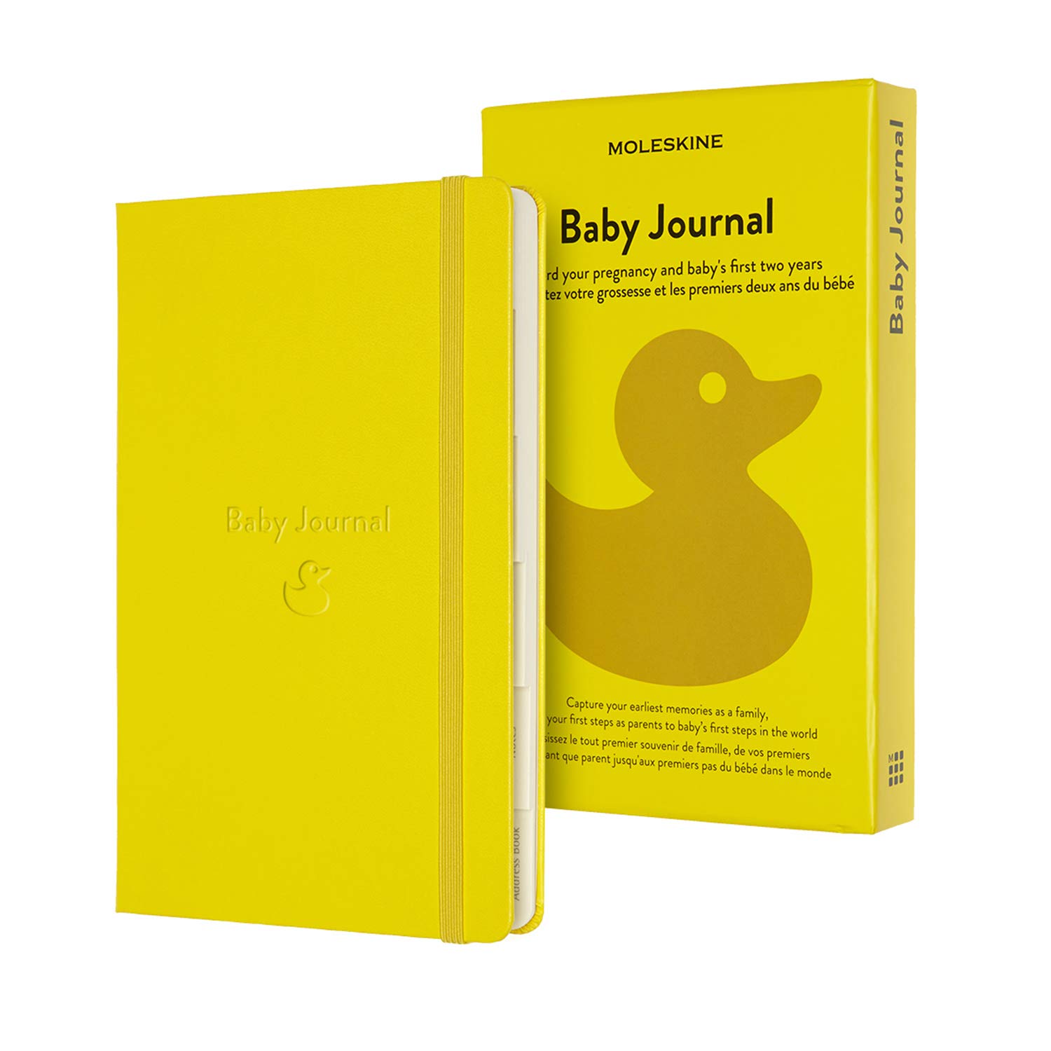 Moleskine Passion Journal, Baby, Hard Cover, Large (5" x 8.25") Yellow, 400 Pages