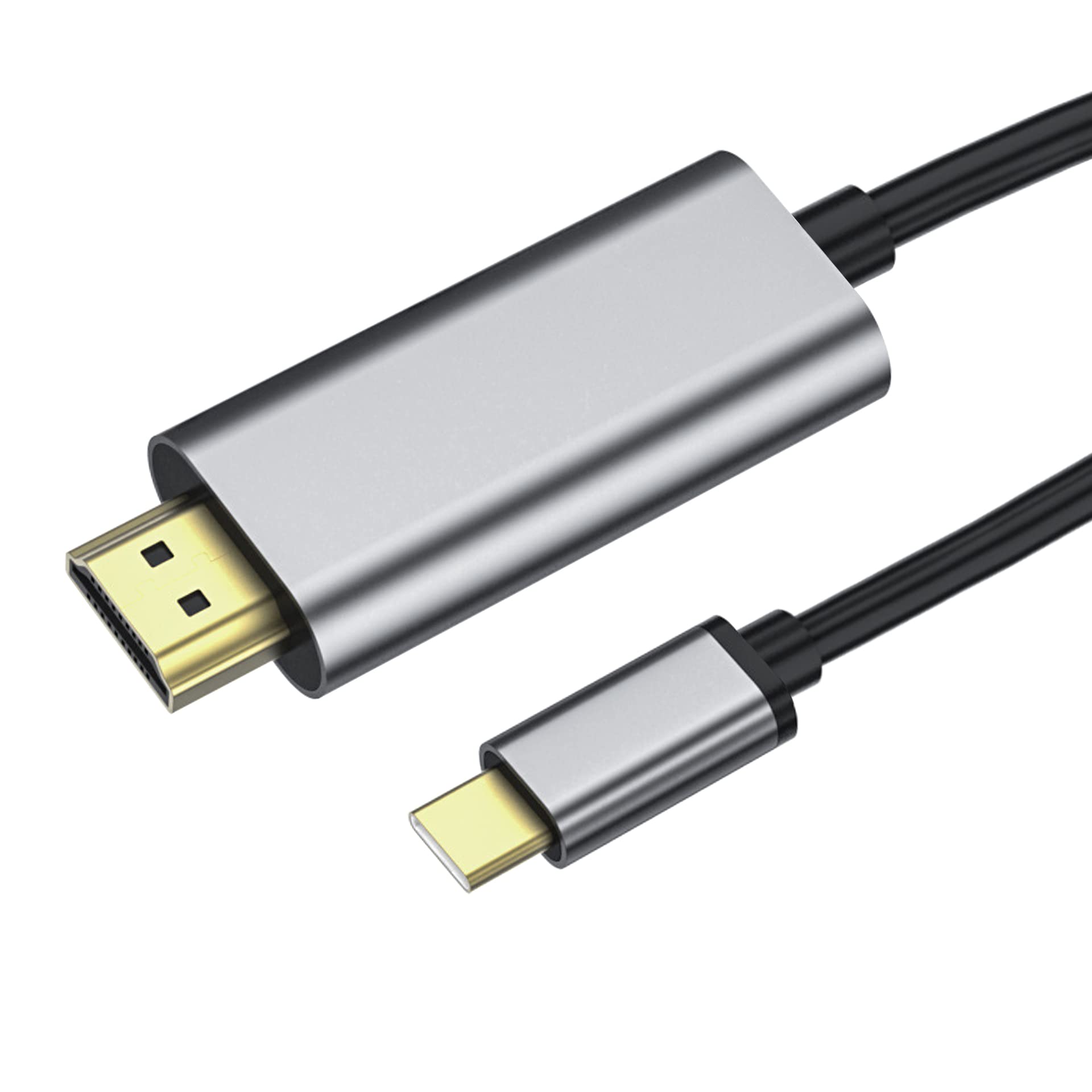 USB C to HDMI Cable 4k 6ft, USBC to HDMI Adapter for Monitor, HDMI to USB C Connector ChromeBook, USB-C to HDMI Cord for Mac MacBook pro 2022 iPad 2021 Surface Pro 8 VivoBook Flip 14 Aspire 5 etc