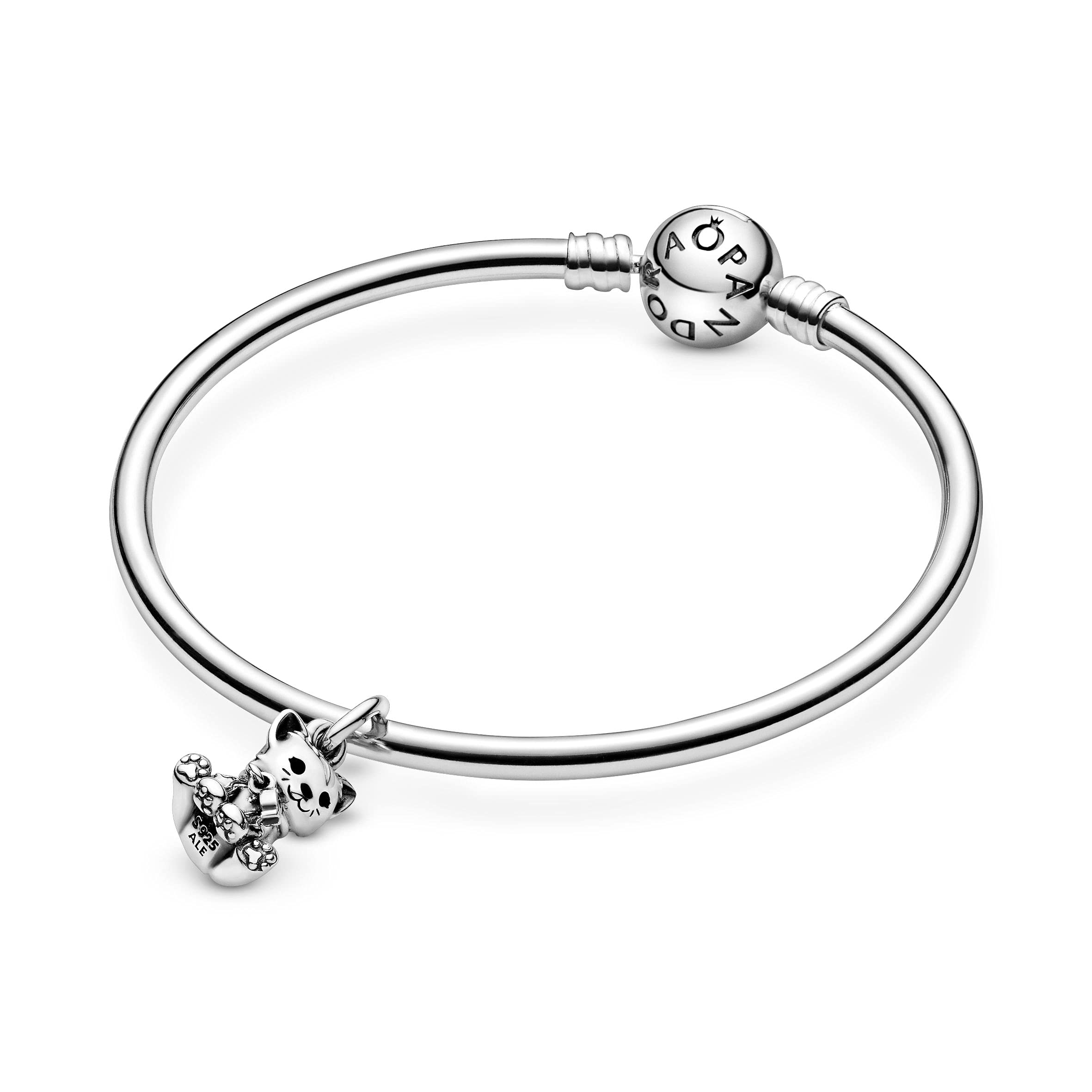 Pandora Jewelry Kitty-Cat Dangle Sterling Silver Charm