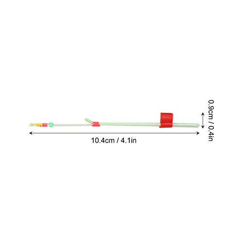 Yeuipea Ice Fishing Rod Tip Ice,0pcs Mini Ice Fishing Rod Top Tip Pole Front End for Winter Ice Fishing Accessories