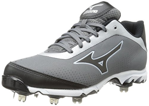 Mizuno Men's Vapor Elite 7 Low-M, Grey/Black, 14 M US